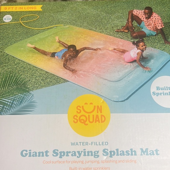 sun squad | Games | Sun Squad Giant Yellow Water Filled Mat Summer ...